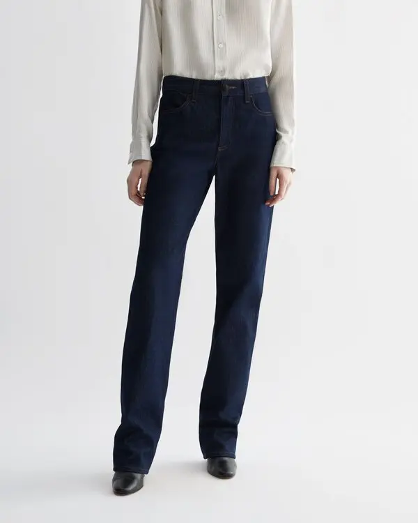 Veronica De Piante Nico Trousers In Denim, Dark Wash