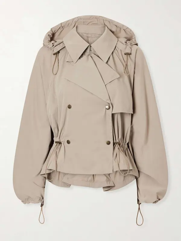 Burberry Cropped Shell Jacket