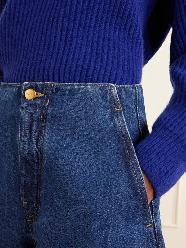 JIL SANDER Low-rise Wide-leg Jeans