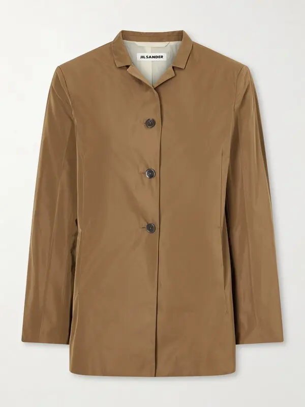 JIL SANDER Crepe Blazer - Brown