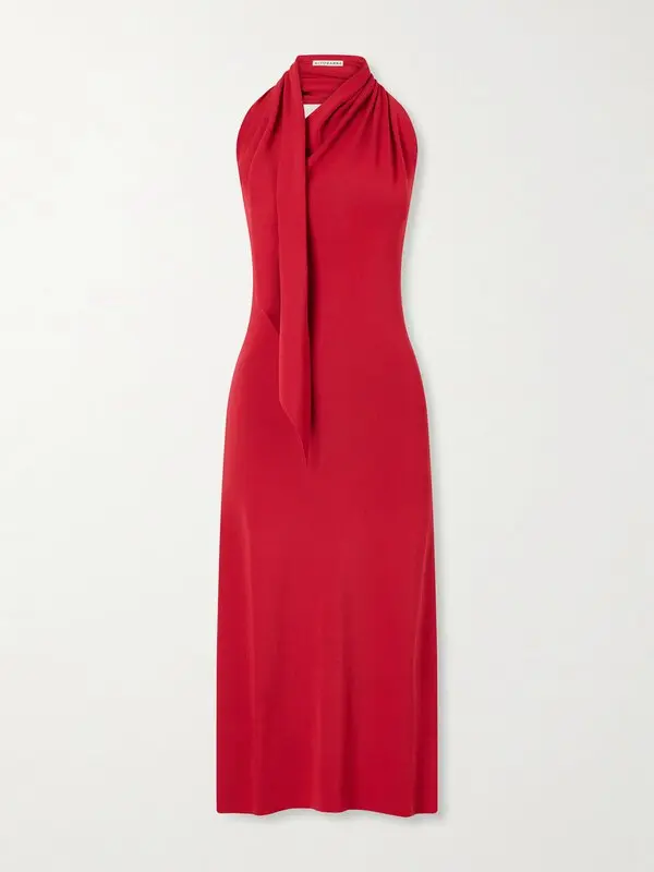 Altuzarra Mitchell Jersey Midi Dress - Red