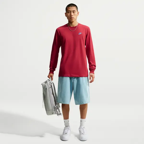 Nike Sportswear Club Long-sleeve T-shirt - Red