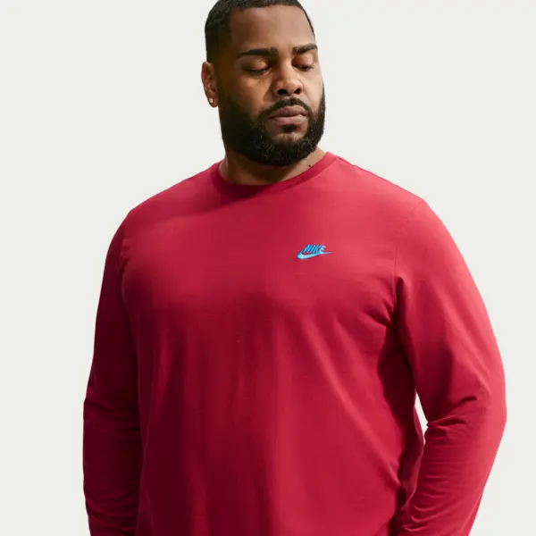 Nike Sportswear Club Long-sleeve T-shirt - Red