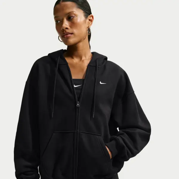 Nike Studio Fleece Medium Weight Oversized Full-zip Hoodie