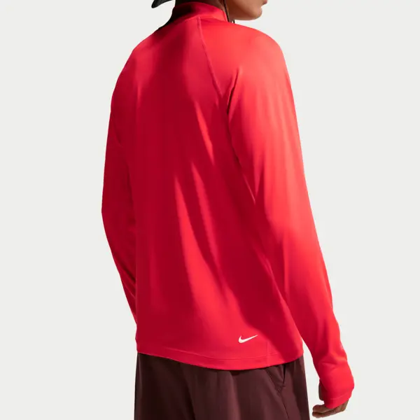 Nike Dri-fit Quarter-zip Top - Red