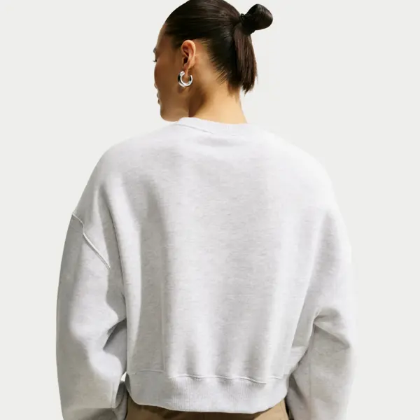 Nike Studio Fleece Medium Weight Oversized Cropped Crew