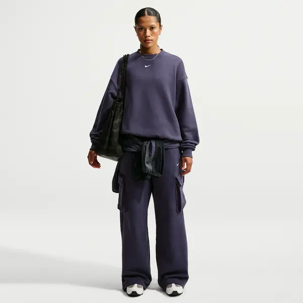 Nike Studio Fleece Medium Weight Oversized High-rise Cargo Pants