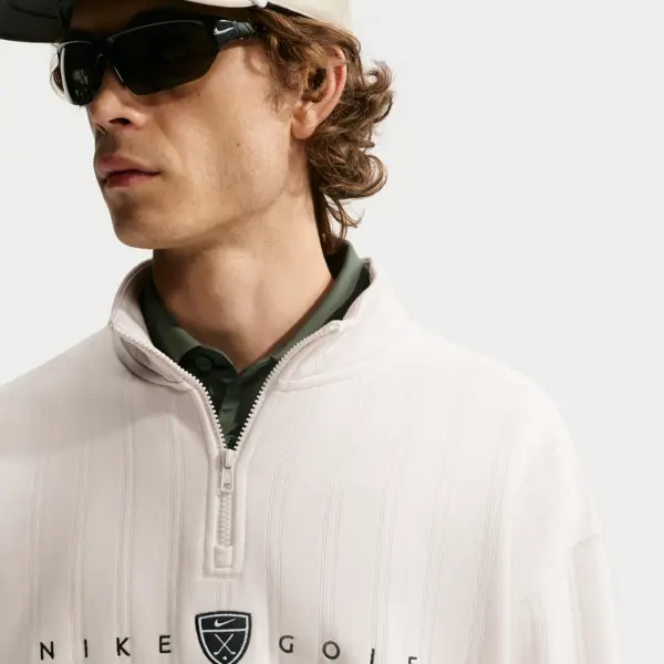Nike Fairway Fresh Therma-fit Oversized 1/2-zip Golf Top - Brown