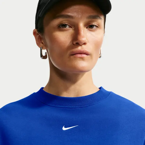 Nike Studio Fleece Medium Weight Oversized Cropped Crew