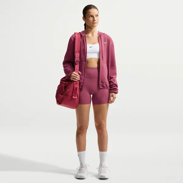 Nike Studio Fleece Sport Dri-fit Full-zip Hoodie - Red