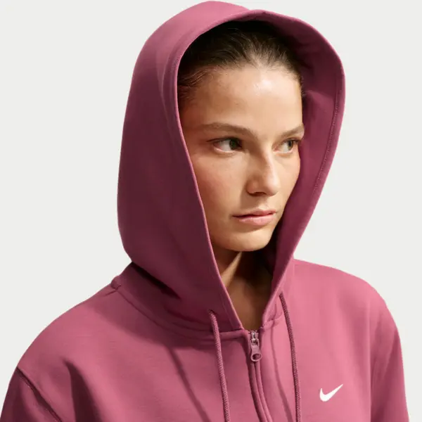 Nike Studio Fleece Sport Dri-fit Full-zip Hoodie - Red