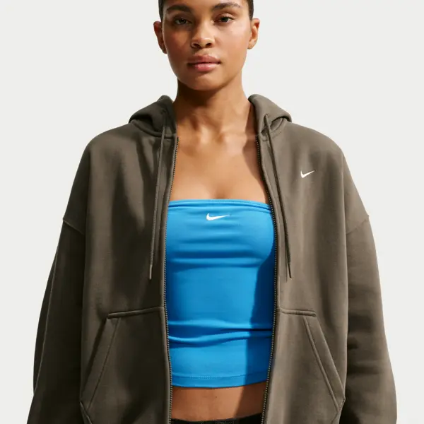 Nike Studio Fleece Medium Weight Oversized Full-zip Hoodie
