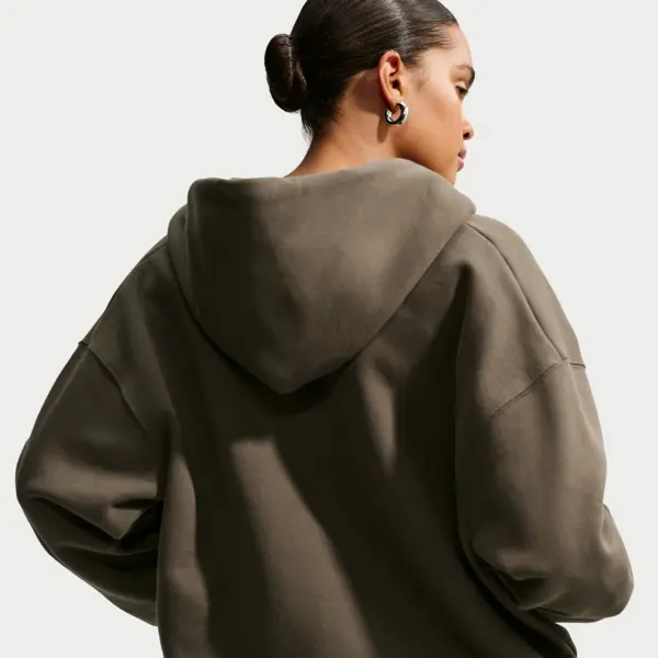 Nike Studio Fleece Medium Weight Oversized Full-zip Hoodie