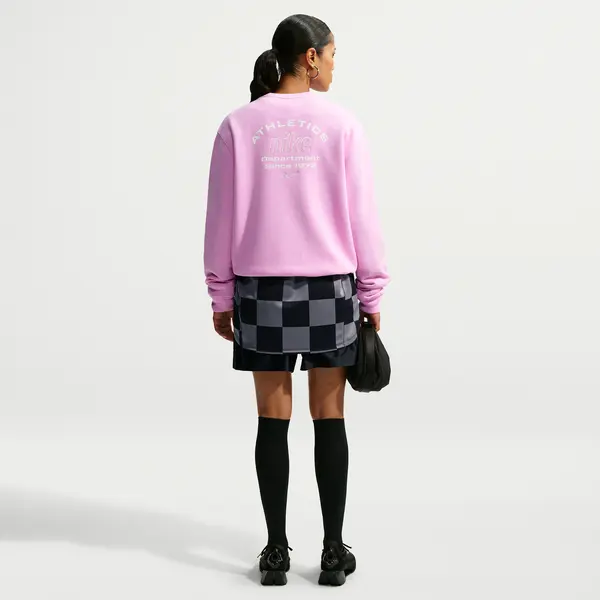 Nike Studio Fleece Medium Weight " Athletic Department" Crew