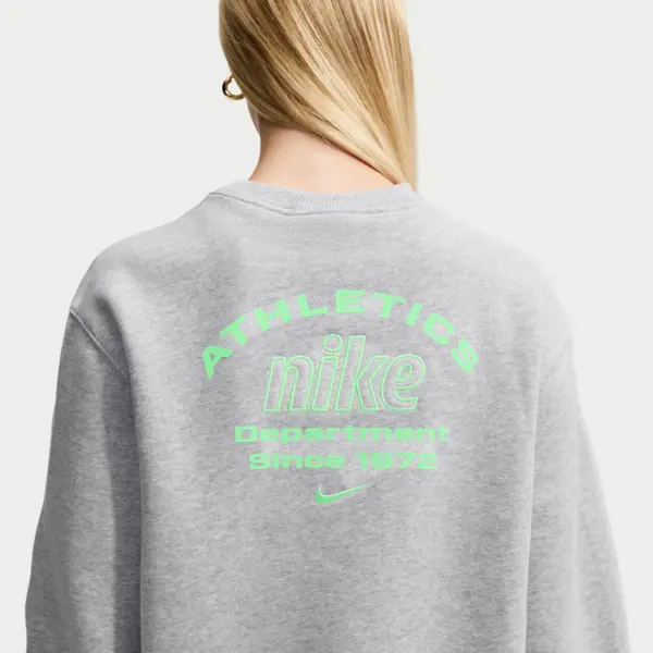 Nike Studio Fleece Medium Weight " Athletic Department" Crew