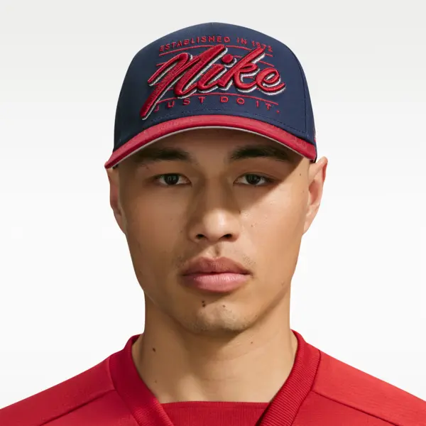 Nike Rise Structured A-frame Cap - Blue
