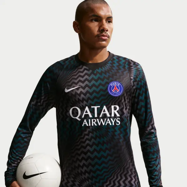 Nike Paris Saint-germain 2026/27 Stadium Goalkeeper Dri-fit Soccer Replica Jersey - Black