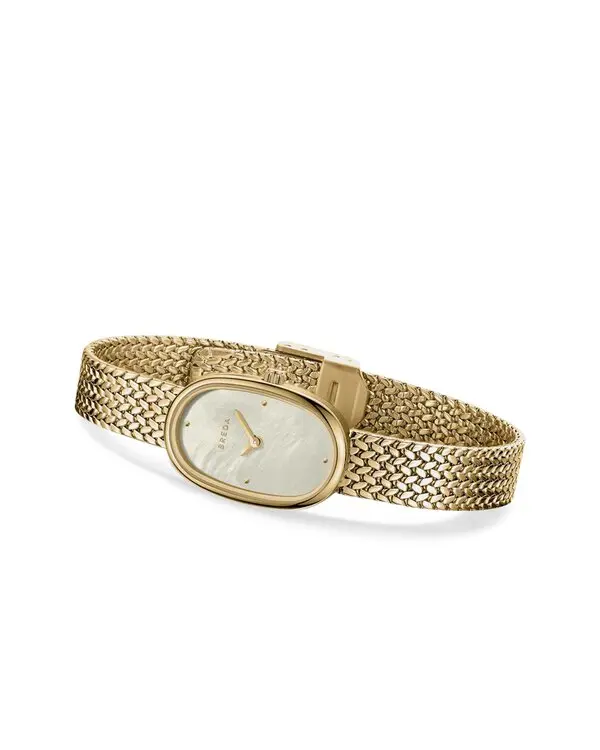 BREDA Jane Tethered Watch, 10mm X 18mm - Gold/gold
