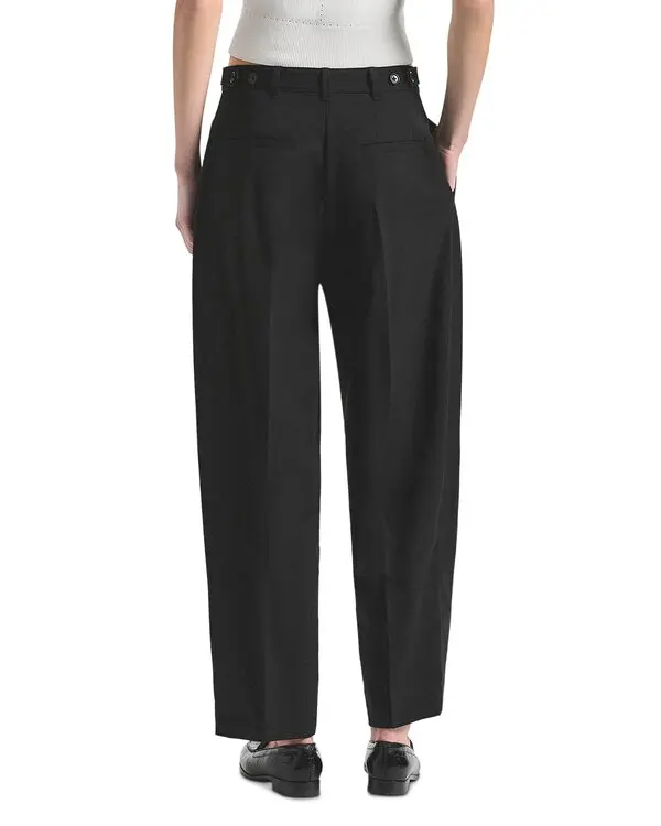 Derek Lam 10 Crosby Asher Tropical Stretch Suiting Pleated Trousers