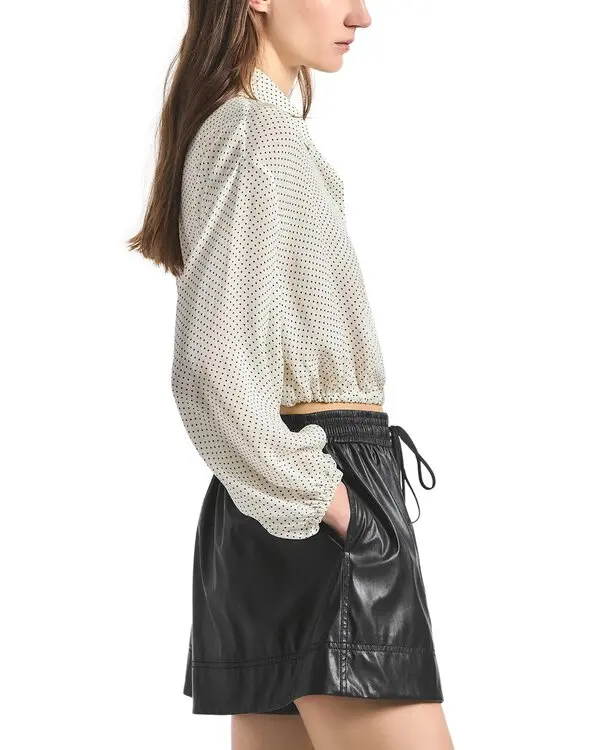 Derek Lam 10 Crosby Emily Tie Neck Top