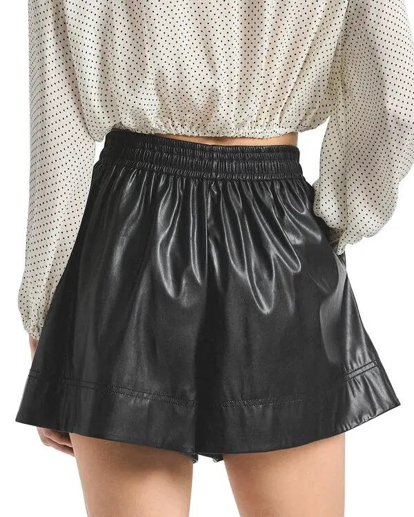 Derek Lam 10 Crosby Louise Faux Leather Shorts