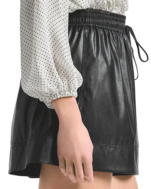 Derek Lam 10 Crosby Louise Faux Leather Shorts