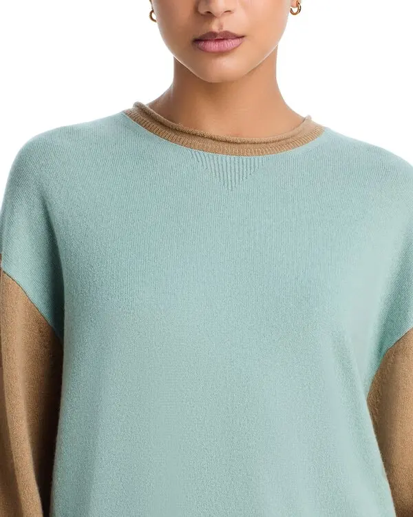 Guest In Residence Cashmere Colorblocked Sweater