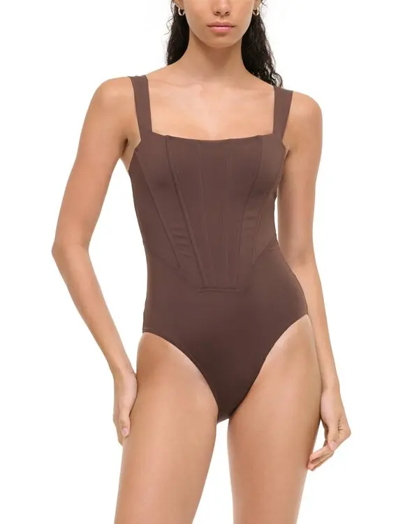 Staud Adelaide One Piece Swimsuit