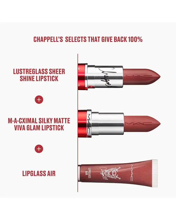 MAC COSMETICS Viva Glam Lipglass Air Non-sticky Gloss In Damnsel - Damsel