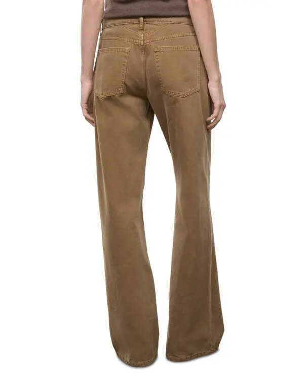 Staud Gus Mid Rise Relaxed Fit Jeans