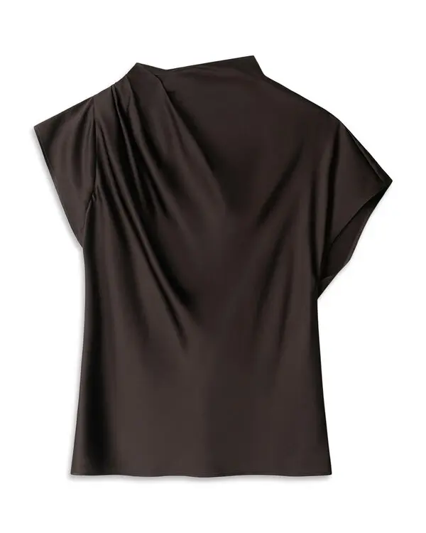 Staud Davina Silk Blend Top