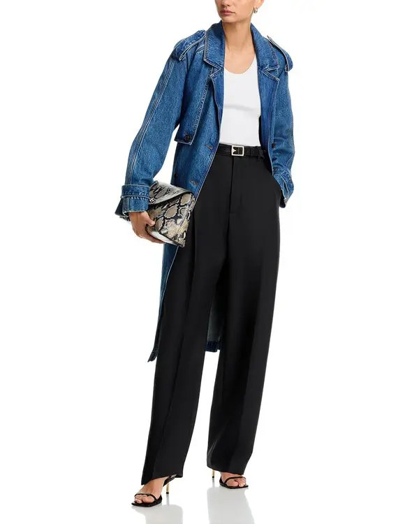 ANINE BING Rickie Maxi Trench Coat