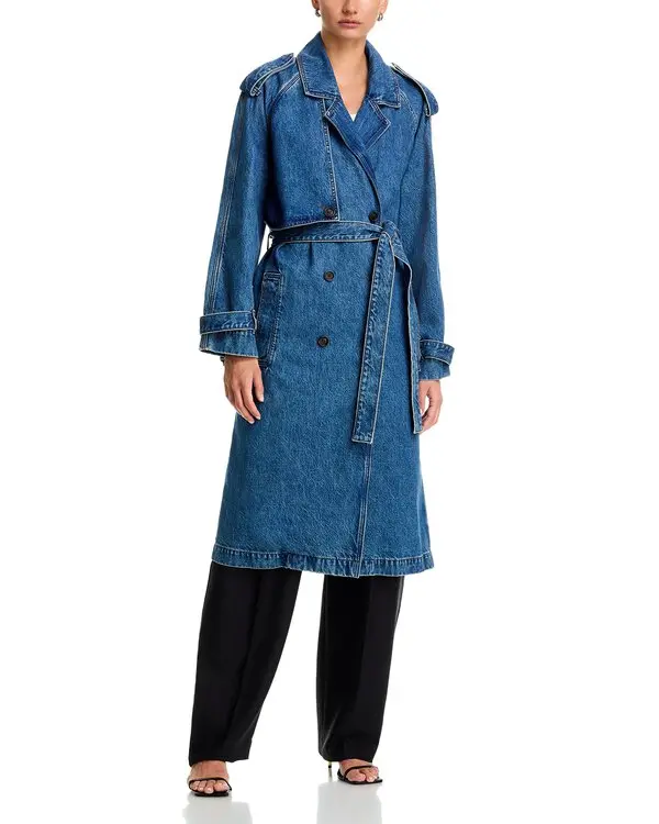 ANINE BING Rickie Maxi Trench Coat
