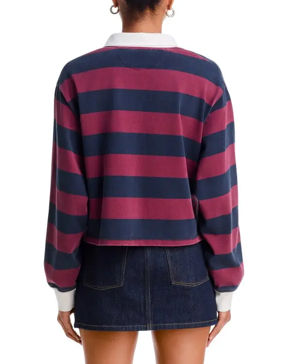 Good American The Cropped Rugby Polo