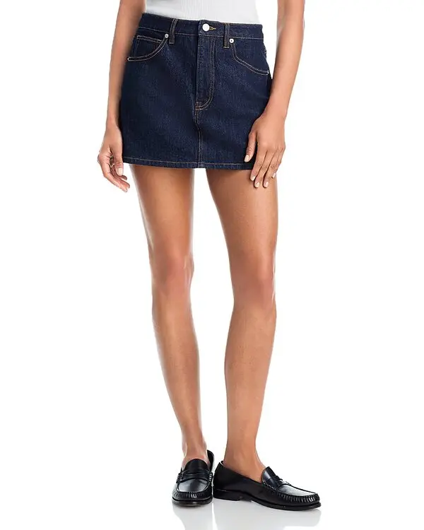 Good American The Mini Skirt - Indigo