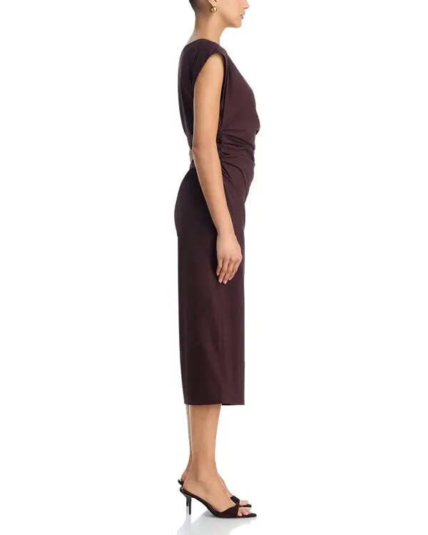 A.L.C. Nara Ruched Midi Dress