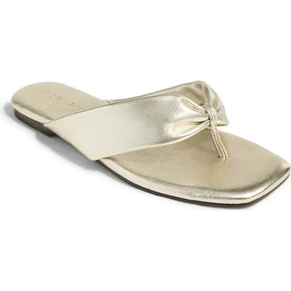 Yosi Samra Reece Thong Sandal - Gold