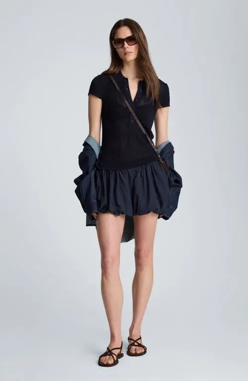 KENNETH COLE Balloon Hem Shorts