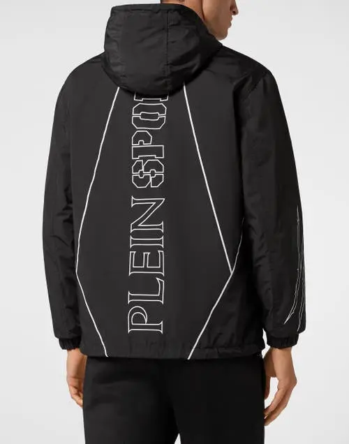 PLEIN SPORT Nylon Windbreaker Tiger Court Edition