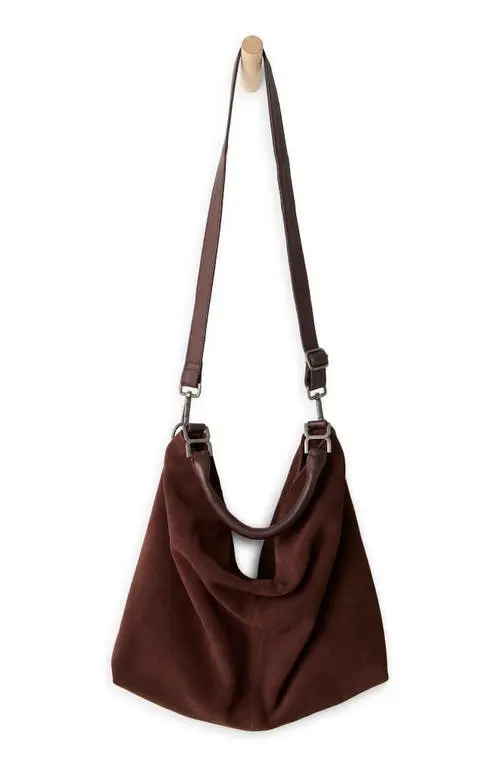 Free People Suzie Suede Slouch Tote