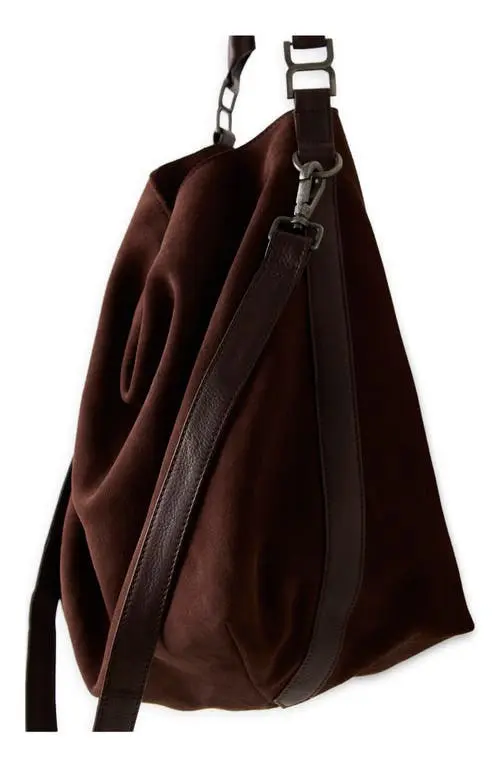 Free People Suzie Suede Slouch Tote