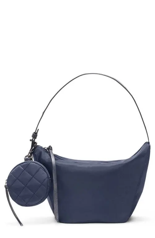 Mz Wallace Small Waverly Shoulder Bag - Navy