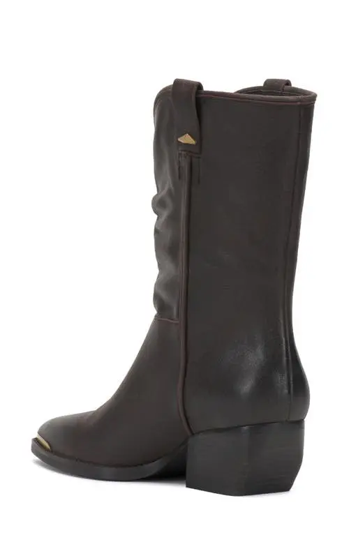 Vince Camuto Pezzra Western Boots - Coffee