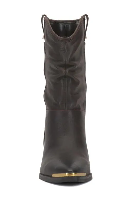 Vince Camuto Pezzra Western Boots - Coffee