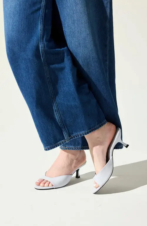 Yosi Samra Opal Mesh Open Toe Sandal - Sky