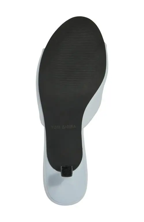 Yosi Samra Opal Mesh Open Toe Sandal - Sky