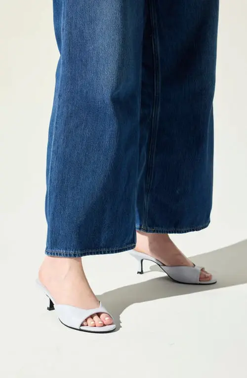 Yosi Samra Opal Mesh Open Toe Sandal - Sky