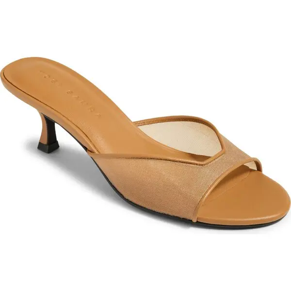 Yosi Samra Opal Mesh Open Toe Sandal - Whiskey