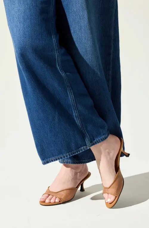 Yosi Samra Opal Mesh Open Toe Sandal - Whiskey