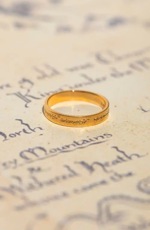 GIRLS CREW The Lord Of The Rings The One Band Ring - Gold